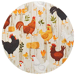 Chicken Tote Bag Set with Matching Coin Purse, Earrings, and Chunky Br ...